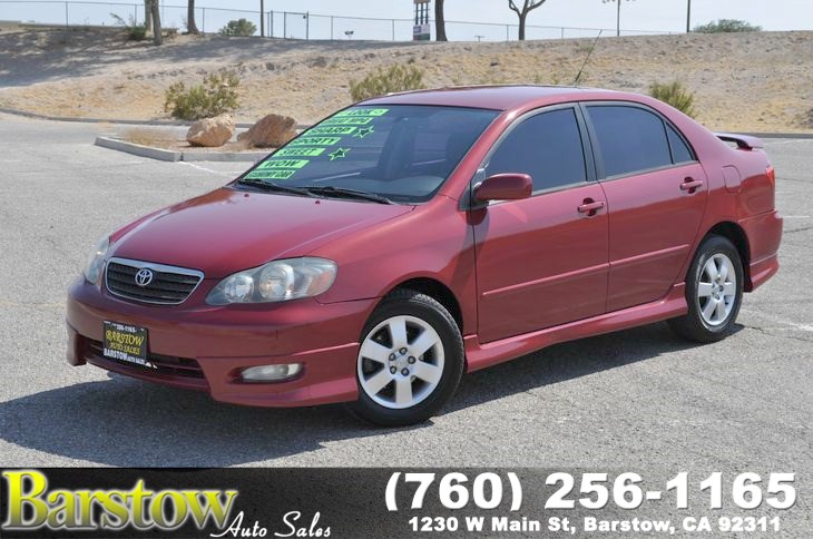 05 toyota corolla s store
