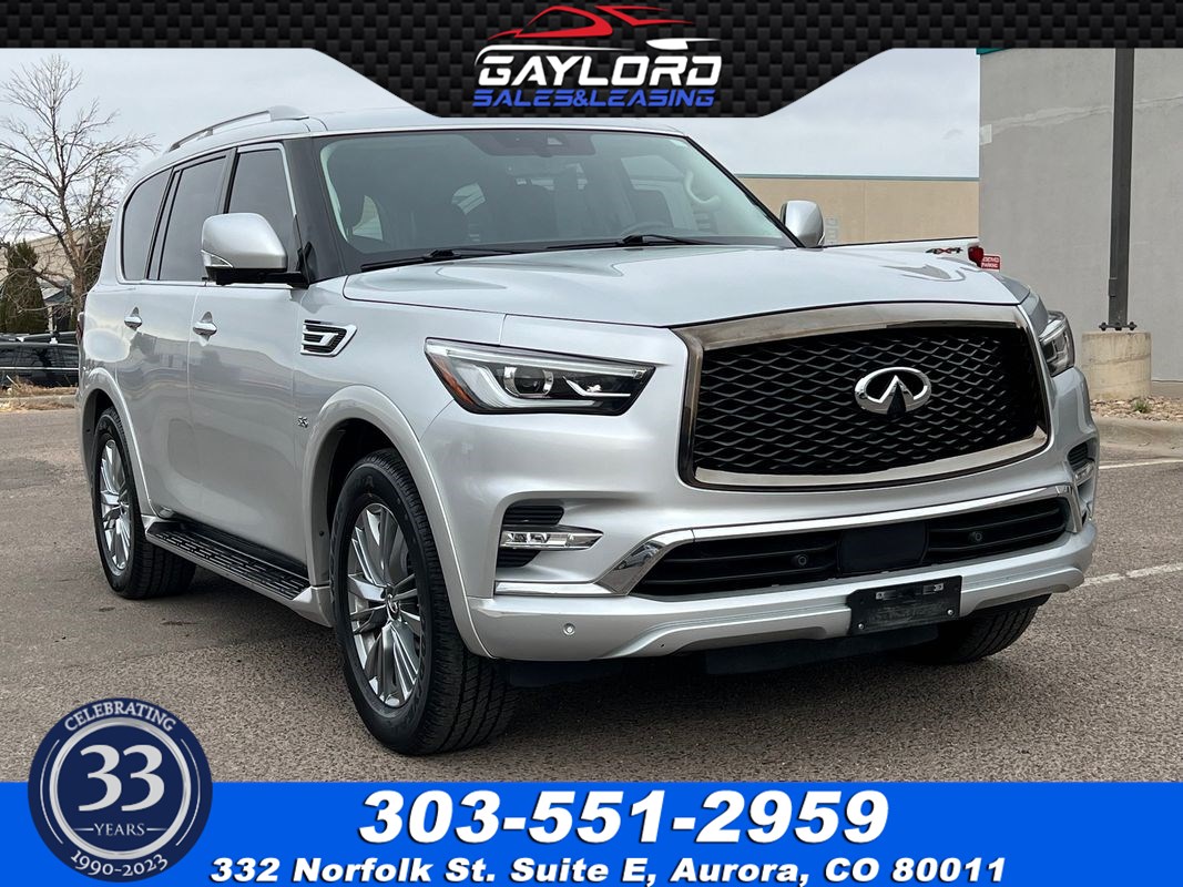 Sold 2020 INFINITI QX80 LUXE 4X4 5.6L V8 in Aurora