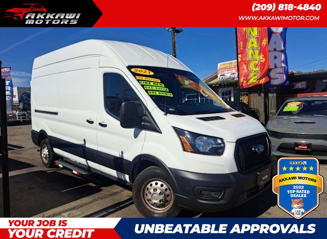 Sold 2021 Ford Transit Cargo Van T-350 RWD High Roof in Manteca