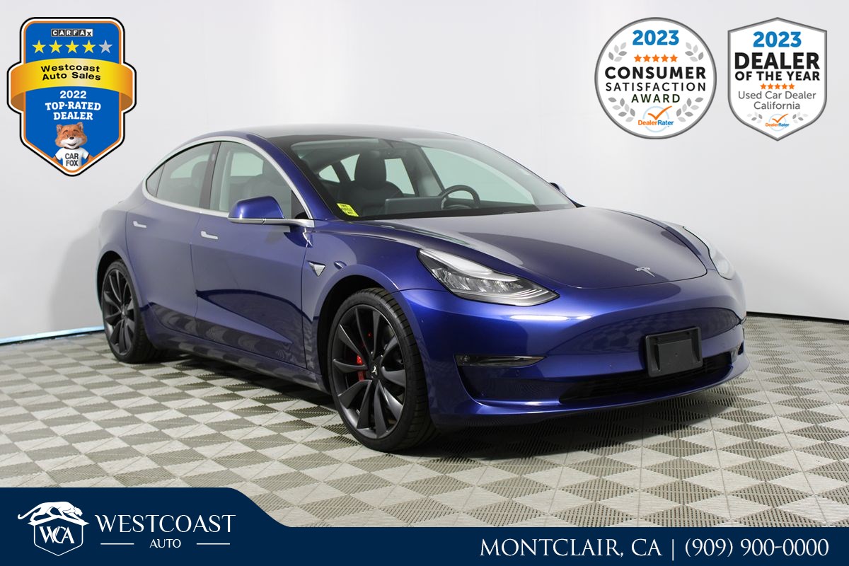 Sold 2020 Tesla Model 3 Performance in Montclair